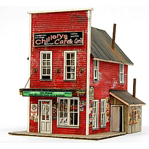 HO Scale HOn3 BANTA MODELWORKS #2190 Chillery's Cafe model kit .HN#GG_634T6344 G134548TY38814