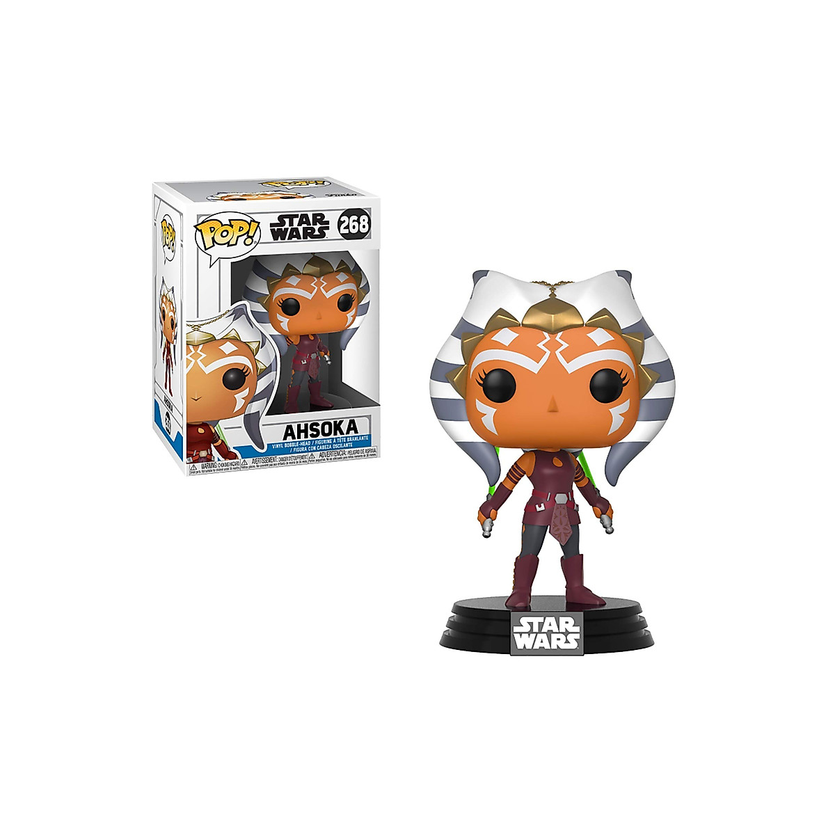 Funko POP!: Star Wars: Clone Wars: Ahsoka Tano - Collectible Vinyl Figure - Gift Idea - Official Merchandise - for Kids & Adults - TV Fans - Model Figure for Collectors and Display