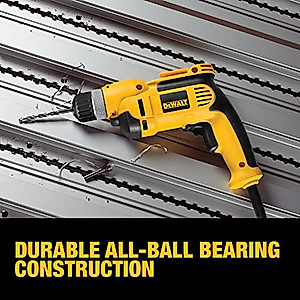 DEWALT Corded Drill, 7.0-Amp, 3/8-Inch, Pistol Grip (DWD110K)