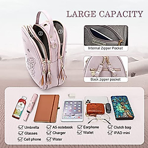 APHISON Small Backpack Purse for Women Teen Girls Cute Butterfly Mini Backpack Vegan Leather Crossbody Shoulder Bags L-PURPLE