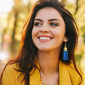 Tassels for Keychains Faux Suede Tassel for DIY Jewelry Making 60 Pcs Leather Keychain Charms Bulk & 60 Pcs Jump Rings Key Chain Rings Bulk for Cellphone Straps Pendants Crafts