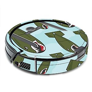 MightySkins Skin Compatible with Shark Ion Robot R85 Vacuum - Bombs Away | Protective, Durable, and Unique Vinyl Decal wrap Cover | Easy to Apply, Remove, and Change Styles | Made in The USA