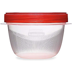 Rubbermaid TAKEALONG 3pc 2cup TWIST TOP, 1, Clear