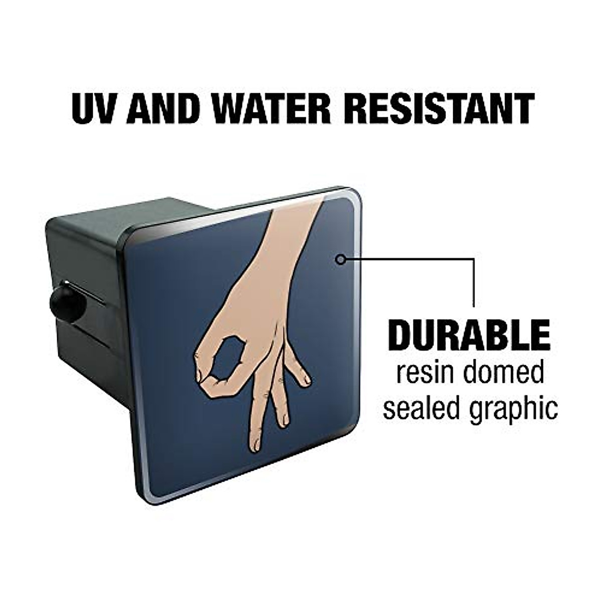 The Circle Game Tow Trailer Hitch Cover Plug Insert 2"