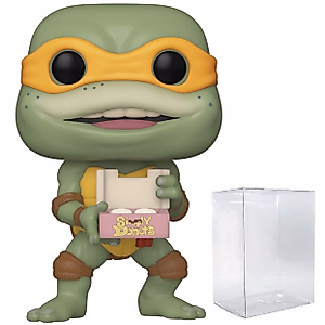 POP Teenage Mutant Ninja Turtles II: Secret of The Ooze - Michaelangelo Funko Pop! Vinyl Figure (Bundled with Compatible Pop Box Protector Case), Multicolored, 3.75 inches