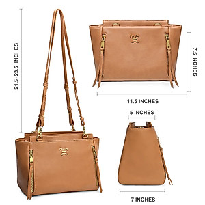 miss fong Small Diaper Bag Mini Diaper Bag, Crossbody Diaper Bags, Diaper Bag Purse, Diaper Clutch with 7 Diaper Bag Organizers,2 Insulated Pockets and Adjustable Shoulder Strap(Brown)