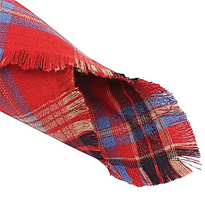 Christmas Dog Bandana Plaid Reversible Triangle Bibs Scarf Accessories for Dogs Cats Pets Animals