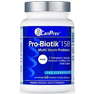 CanPrev 15B-Probiotic Vegi Capsules, 60 Count