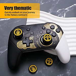 Switch Pro Controller Thumb Grips, Cool Thumb Grips Compatible with Switch Pro Controller, PS5 Controller, PS4 Controller, Xbox Controller, etc