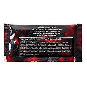 Mystical Fire Extreme Color Changing Flames for Wood Burning Fire Pits, Campfires (50 Packets)