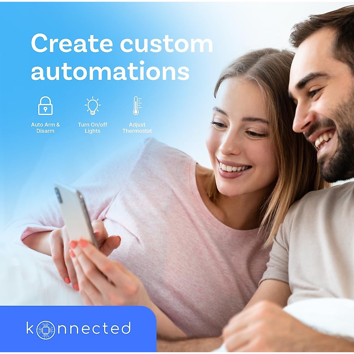 12-Zone Wired Smart Alarm Panel - Konnected Alarm Panel Pro Conversion Kit - Make Wired Alarm System Smart - SmartThings, Alexa - No Batteries or Monthly Subscription - Wi-Fi & Ethernet Connection