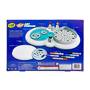 Crayola Spin & Spiral Art Station, DIY Crafts, Toys for Boys & Girls, Gift, Age 6, 7, 8, 9