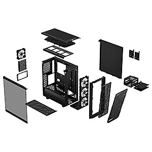 Fractal Design Meshify 2 Compact Black TG Light Tint - RGB