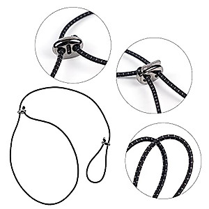 6 Pieces Pool Chlorine Floater Leash, Tether Floating Chlorine Dispenser to Pool Vacuum Hose Used to Protect Pool Chlorine Float from Collision Damage