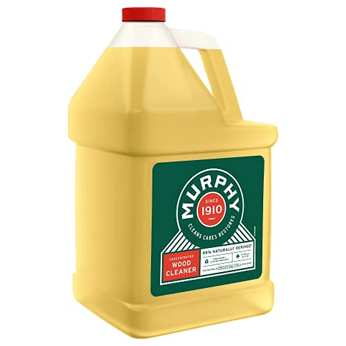 Murphy 70481465315 OIL SOAP Wood Cleaner, Original, Concentrated Formula, Floor Cleaner, Multi-Use , Finished Surface Cleaner, 128 Fluid Ounce (US05480A)