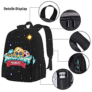 Cookie Swirl C Backpack Teen Boys Girl School Book Bag With Lunch Box Pen Case 3 In 1
