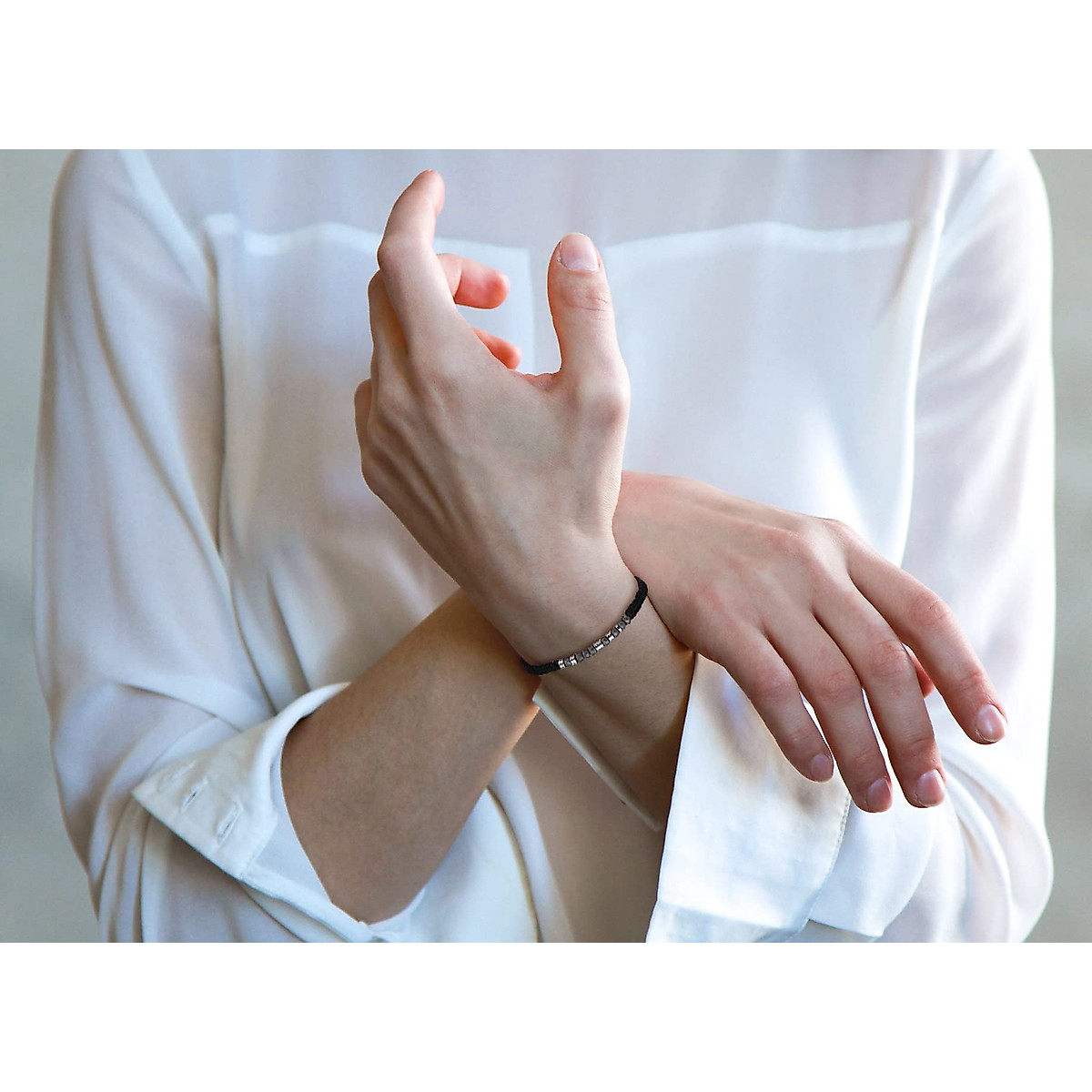 JoycuFF Inspirational Gifts for Girls Morse Code Bracelets for Women Unique Jewelry for Daughter Mom Dad Son Friendship Gift for Best Friends Mother's Day Graduation Adjustable Handmade,