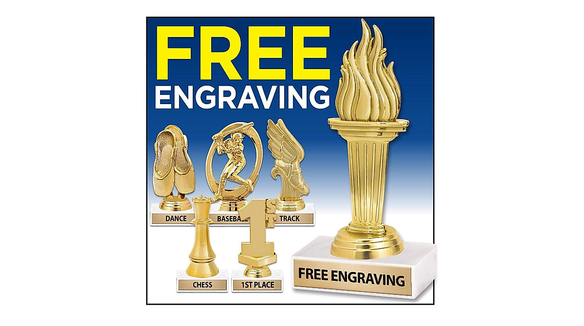 Custom 5-Inch Star Trophies for Recognition & Awards