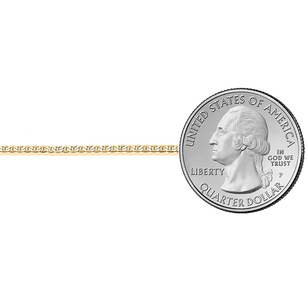 Savlano 14K Solid Gold Italian Chain Anklet for Women Comes With Gift Box - Made in Italy (10, 1.5mm)