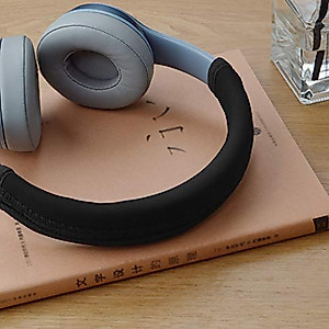 Linkidea Headband Protector, Compatible with B Solo3, Solo2, S0lO 3, S0lO 2, Wireless On-Ear Headphones Replacement Headband Cover/Headband Cushion Pad Repair Parts/Easy DIY Installation