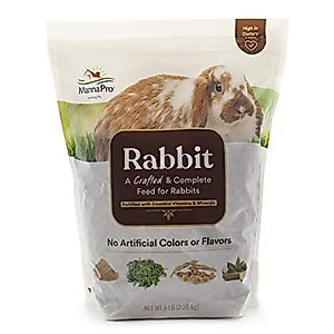 Manna Pro Rabbit Feed | with Vitamins & Minerals | Complete Feed for Rabbits | No Artificial Colors or Flavors | 5lb