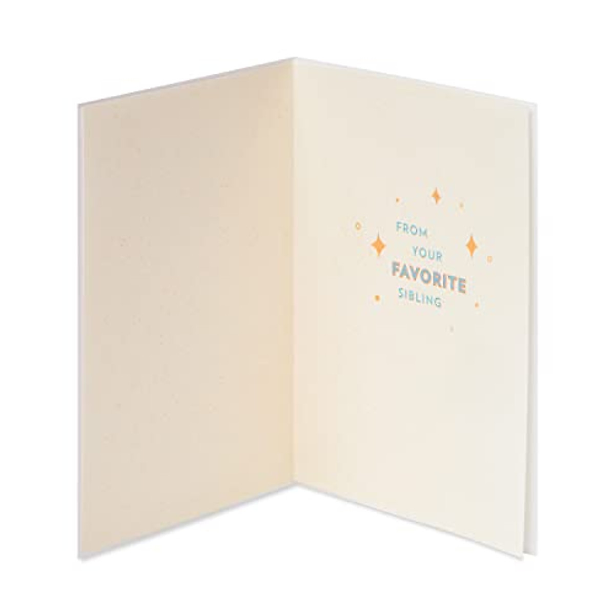 Papyrus Funny Birthday Card for Brother or Sister (From Your Favorite Sibling)