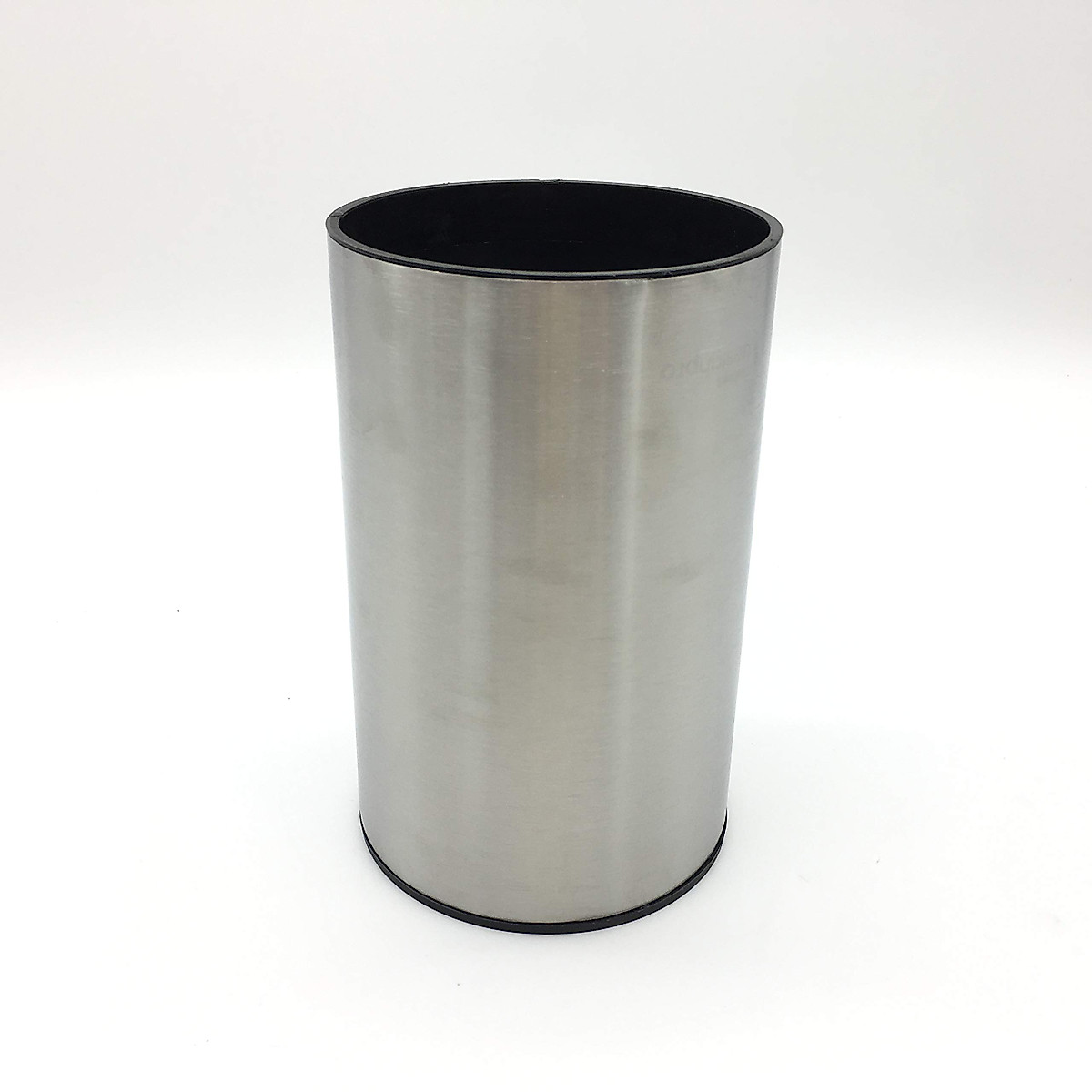 Stainless Steel Kitchen Utensil Holder, Kitchen Caddy, Utensil Organizer, Round Shape Utensils Crock, 7" by 4.3" (utensils not included)