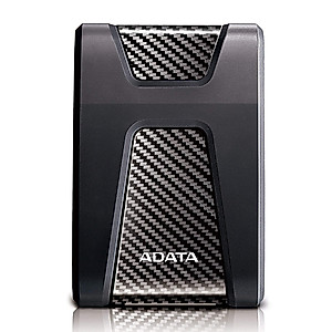 ADATA HD650 4TB USB 3.1 Shock-Resistant External Hard Drive, Black (AHD650-4TU31-CBK)