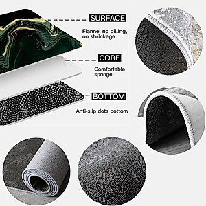 Blue and White Ice Hockey Stadium Area Rug, Simple Ice Hockey Rink Rugs Floor Carpet, Indoor Non-Slip Rug for Room Sofa Living Room Mat Bedroom Home Decor Floor Mats 6ftx9ft