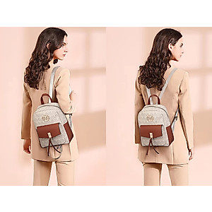 MKP Ladies Small Backpack Purse for Women Fashion Daypacks Purse Shoulder Bag with Charm Tassel