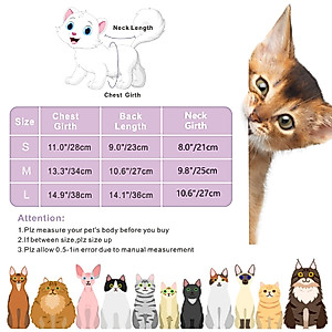 Idepet Cat Surgery Recovery Suit Kitten Onesie for Cats After Surgery Female Breathable Kitty Spay Suit for Abdominal Wound Skin Diseases E-Collar Alternative Wear(Purple,M)