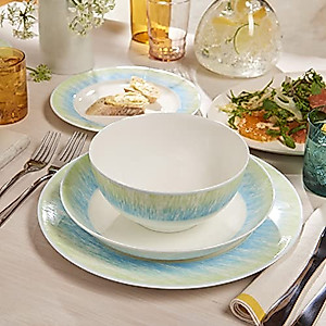 Dinnerware Set, Fine Bone China, 16 Pieces, Plates and Bowls set, Service for 4, Chelsea, Microwave Safe, Dish set, Essential Home, Everyday Living, Kitchen Dishes, Dinner set, Giftware