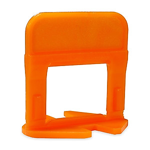 Emaistore Tile Leveling System (5/32 Inch) – 2000 Tile Spacers – Compatible with Most Wedges for Smooth, Seamless Floor & Wall Tile Installation – 4mm Ceramic & Stone Spacers