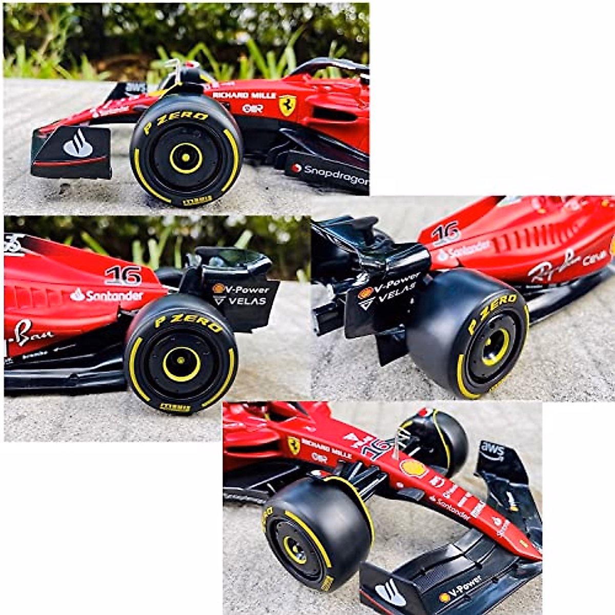 RASTAR F1-75 1:12 Scale Ferrari RC Car, 2022 F1 Challenger, Remote ...