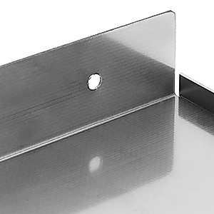 Stainless Steel Bathroom Phone Rack Holder Wall Mounted Phone Towel Storage Shelf Toilet Bathroom Supplies 185x90mm(Brushed Finish)