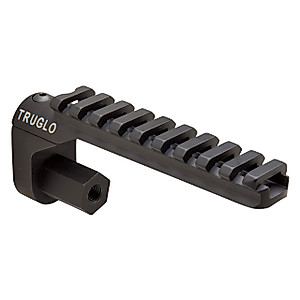 TRUGLO Universal Picatinny Rail Mount Versatile Durable Aluminum Hunting Bowfishing Accessories Holder with 9 Rail Slots