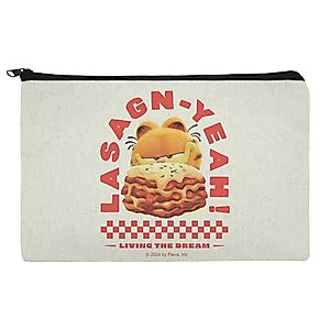 GRAPHICS & MORE Garfield Living the Dream Pencil Pen Organizer Zipper Pouch Case