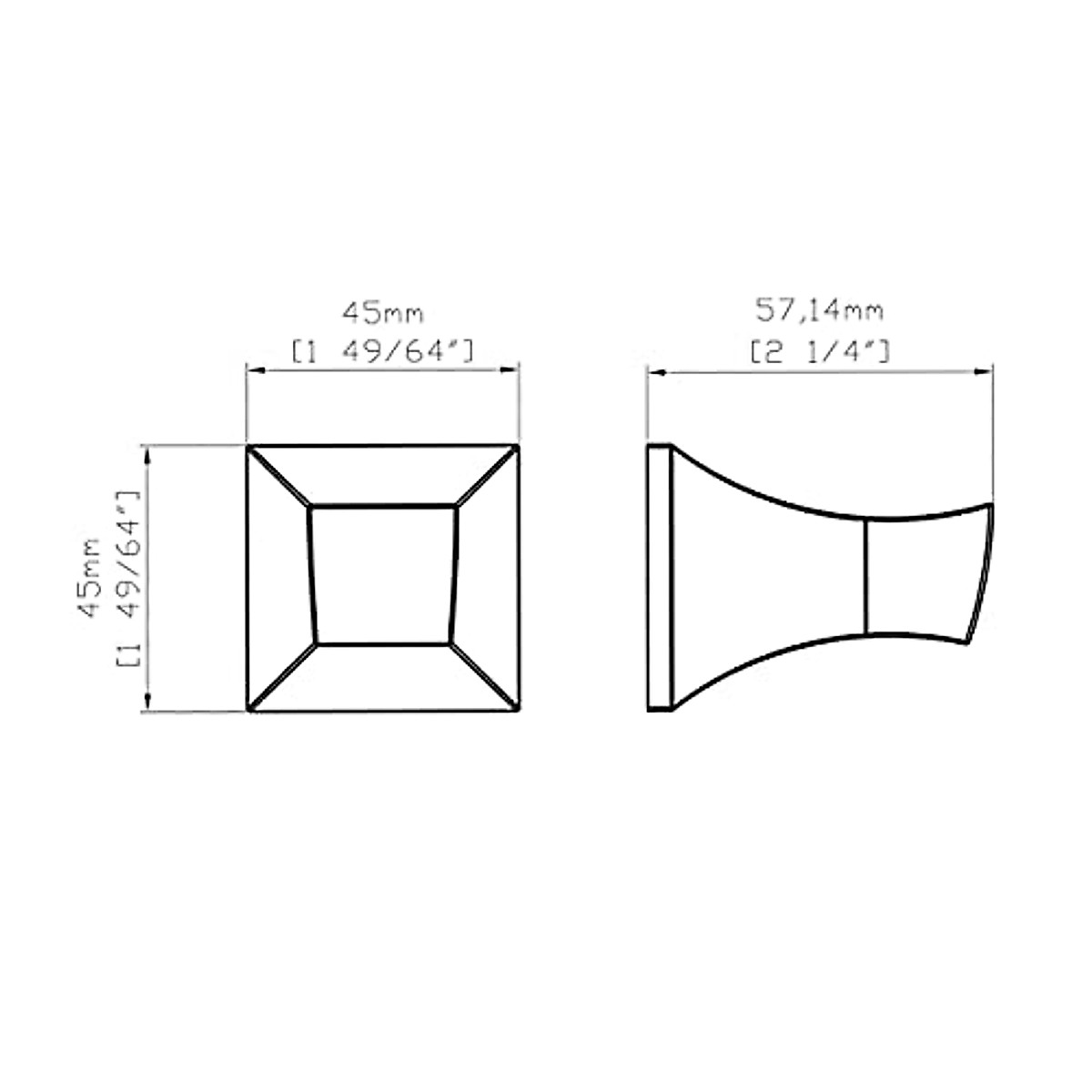 SEABEFORE Elegant Robe Hook Brushed Nickel, Wall-Mounted Towel Hook, Coat Hook for Bath and Kitchen, 2 Count, SUS 304 Stainless Steel