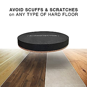 Felt Furniture Sliders Hardwood Floors X-PROTECTOR – 16 PCS 3 1/2" Furniture Sliders – Heavy Duty Felt Sliders Hard Surfaces – Move Your Furniture Easily & Safely!