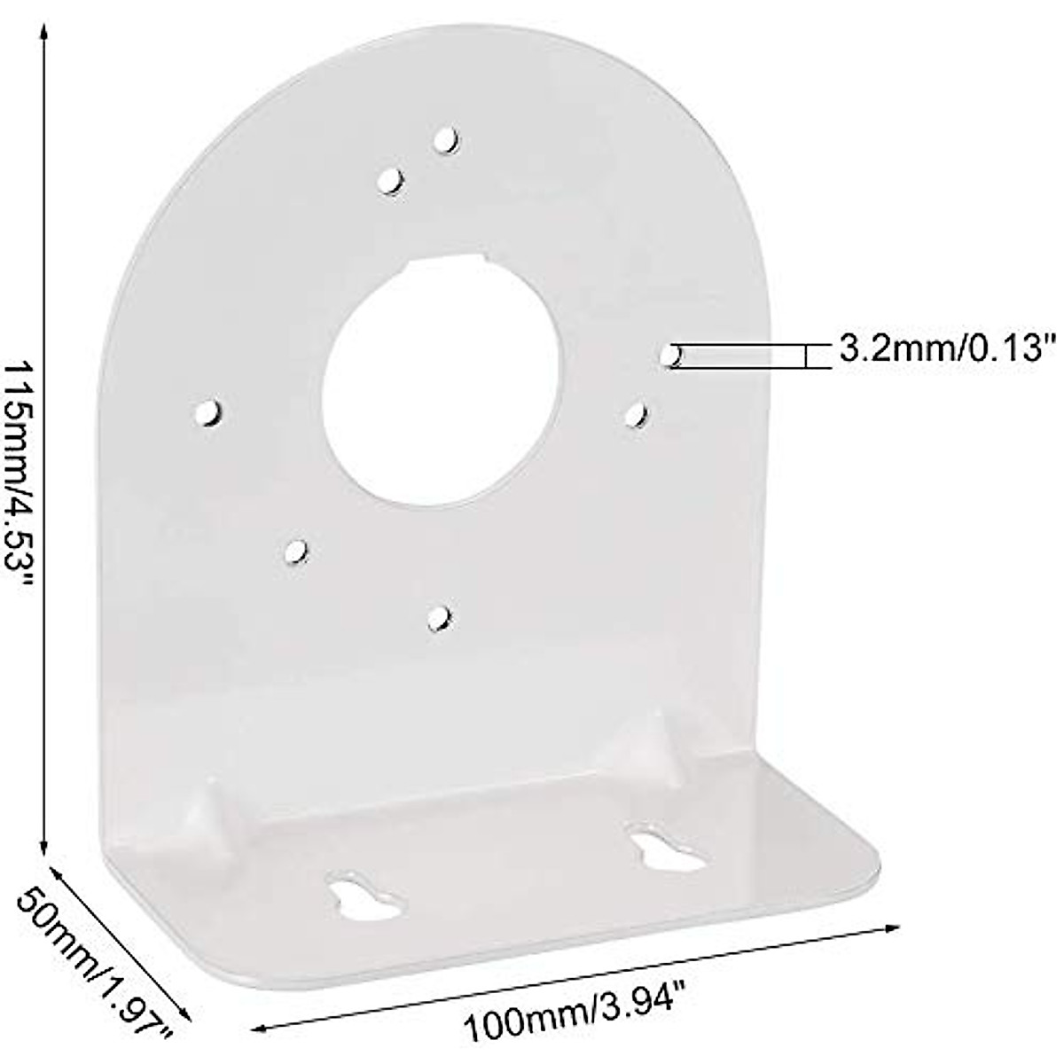 Ares Vision Universal Metal CCTV Security Camera Wall Mount Junction Bracket (2 Pack)