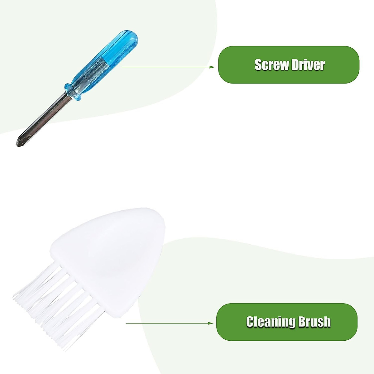 LOVECO Replacement Accessories Kit for iRobot Roomba 600 Series 694 692 690 680 660 665 651 650 614 & 500 Series 595 585 564,6 Filter,6 Side Brush,3 Pairs Bristle and Flexible Beater Brush