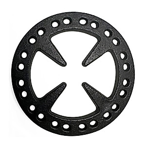 𝐌𝐂𝐀𝐌𝐏𝐀𝐒 2 Packs Cast Iron Gas Stove Cooker Ring Reducer for Gas Stovetop Espresso Maker,Coffee Moka Pot