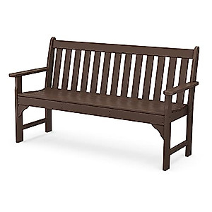 POLYWOOD GNB60MA Vineyard 60" Bench, Mahogany