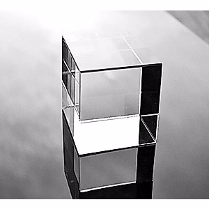 Amlong Crystal K9 Optical Glass Prism Cube, 60mm (2.3 Inch)