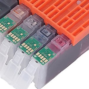 280-281 Ink Cartridge, Output Colorfast Printing Large Capacity Cartridge Combo Pack, Replacement for PIXMA TS702 TR7520 (BK BK C M Y 5 Colors)
