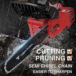 Loggers Art Gens R55 16 Inch Chainsaw Chain .043" Gauge 3/8" LP Pitch 55 Drive Links, Semi Chisel 16 Inch Chain saw Chain fits for Stihl MS170 MS180 MS171, for Oregon 90PX055G Saw & More (3 Pack)