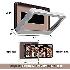 CANDI LONDON Shower Phone Holder Waterproof - Anti Fog & Touch Screen Shower Phone Case | High Definition Transparent Film Phone Shower Holder with 5 mm Sponge Support