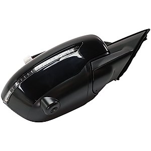 Kool Vue Passenger Side Power Heated Mirror for Nissan Rogue 2016-2017 With Signal Light Paintable