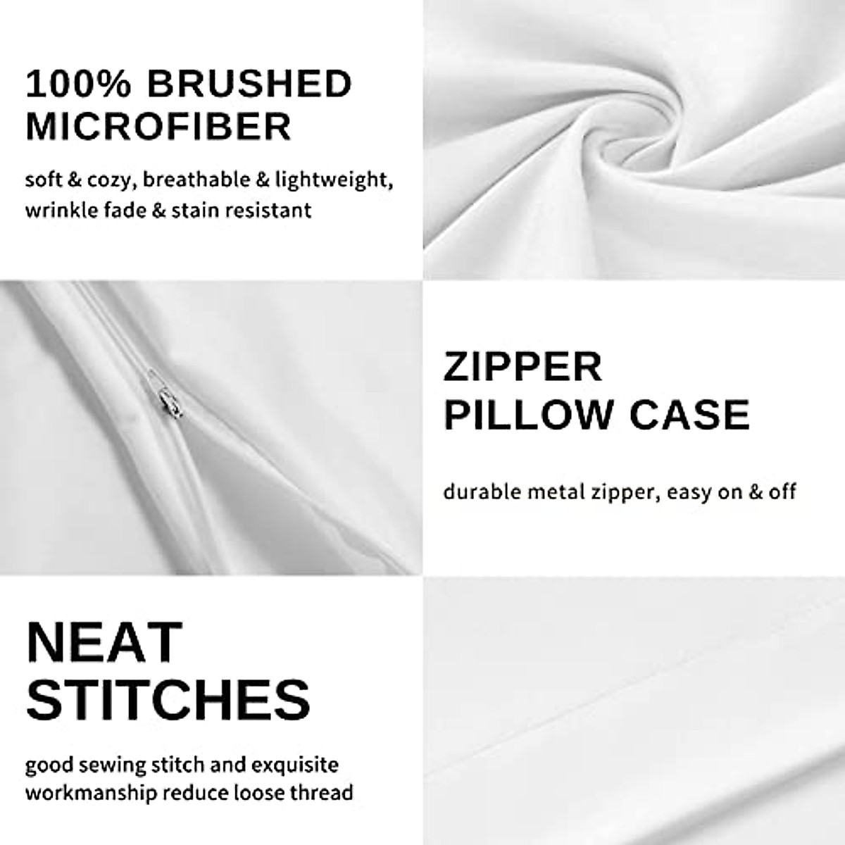 zcsm Full Size Sheet Sets - Heart Bed Sheets, Colorful Bedding Sheets & Pillowcases, Soft Microfiber & Deep Pocket & Wrinkle Free Patterned Sheet Set, 1 Fitted Sheet, 1 Flat Sheet, 2 Pillow Cases