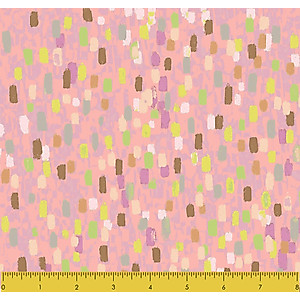 Stitch & Sparkle Impressionism Moment Collection, Pink, 44 Inches